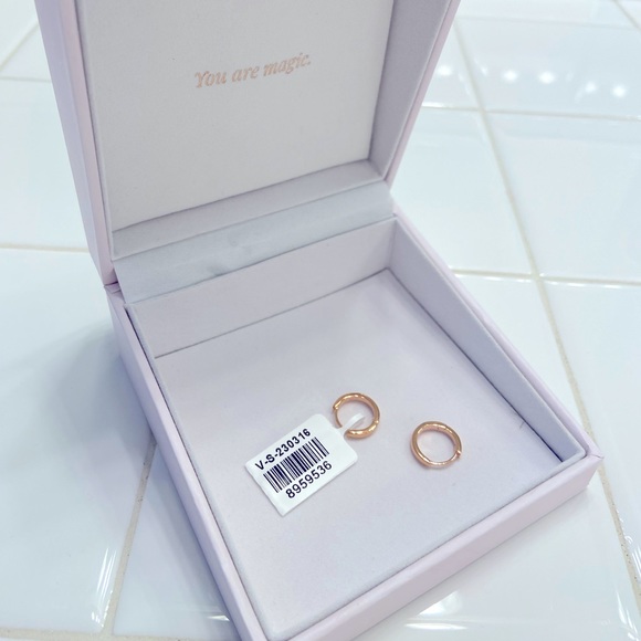 Moon Magic | Jewelry | Nwt Moon Magic Rose Gold Hoops | Poshmark